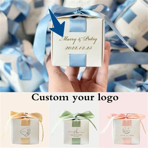 Luxury Wedding Favours Favor Boxes Custom Love Heart Sweet Etsy