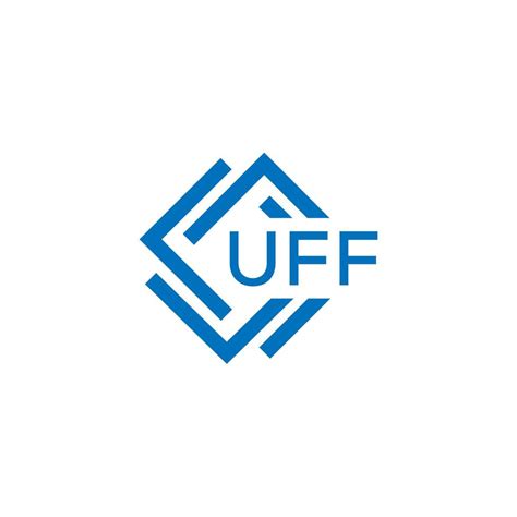 Uff Technology Letter Logo Design On White Background Uff Creative