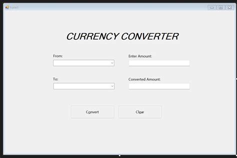 Solved Build A Currency Converter Using Visual