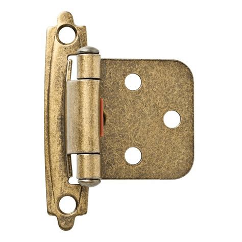 Hinges Semi Concealed Antique Brass D Lawless Hardware