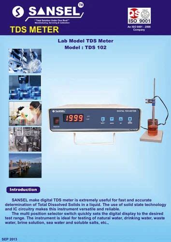 Scientecsansel Tds And Conductivity Lab Type For Laboratory 01 At