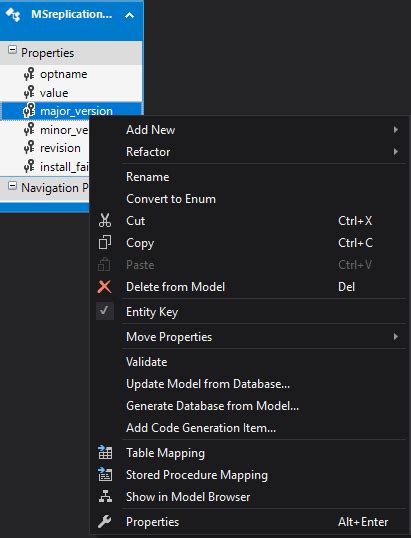 C Database First Entitytype Table Has No Key Defined Define The