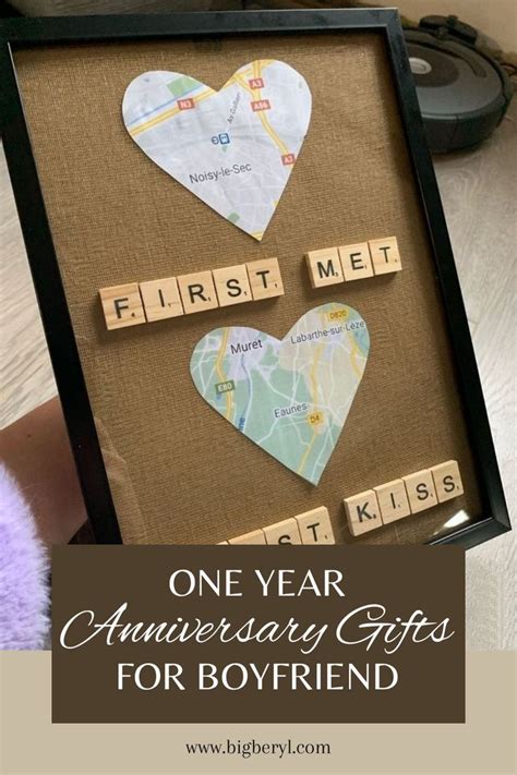 1 Year Anniversary T Ideas For Him One Year Anniversary Ts Diy