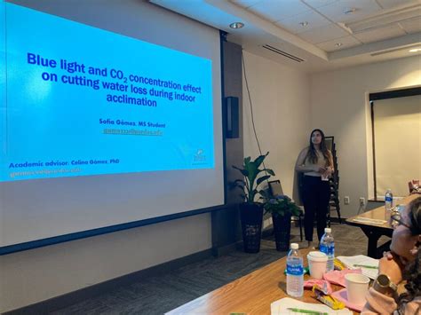 Sofía Gómez Presents At National Floriculture Forum Purdue University