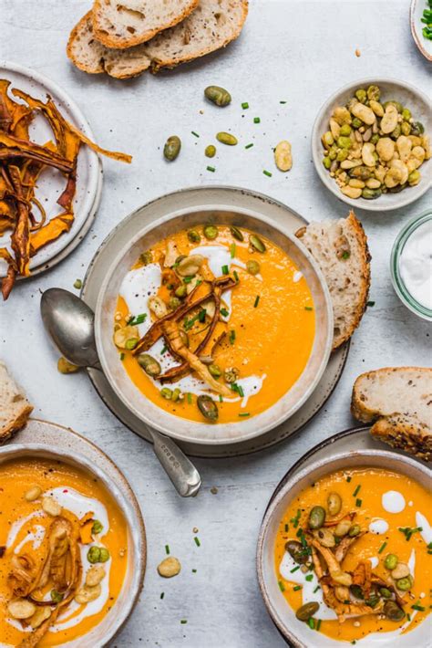 Roasted Root Vegetable Soup Vegan Gf Nourishing Amy