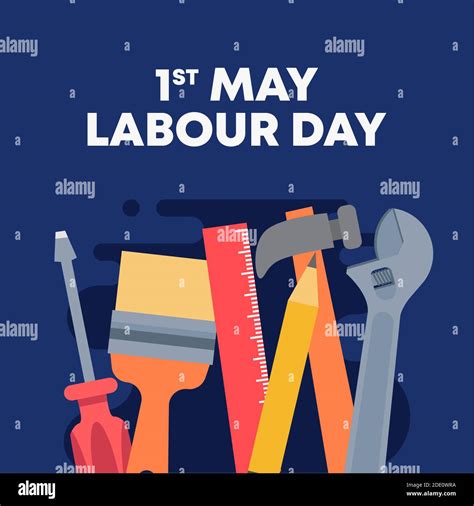 Happy Labour Day Image Stock Vector Images Alamy