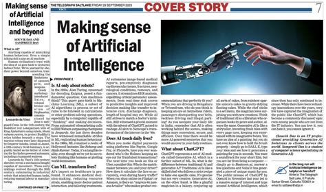 Artificialintelligence Ai Techtrends Thetelegraph Aiforall Souvik Das 17 Comments