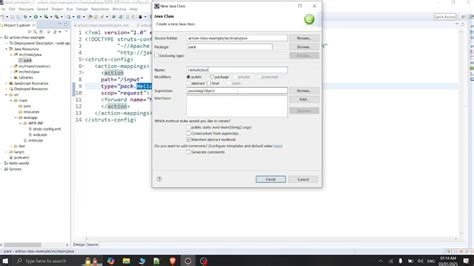Struts 13 Action Class Example Struts 1x Struts Tutorial For