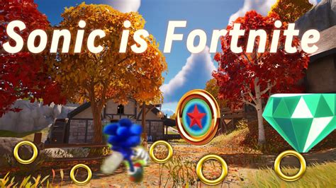How To Make Sonic In Fortnite Using The New Adidas Skins Youtube
