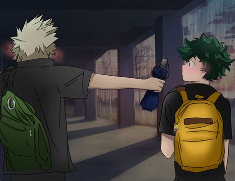 Bakugou X Midoriya Rainy Day By Yurisoma On Deviantart