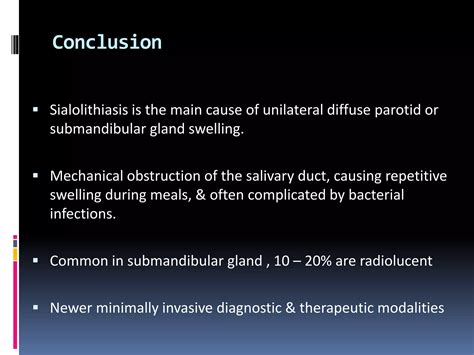 Sialolithiasis And Its Management In Oral And Maxillofacial Surgery Pptx