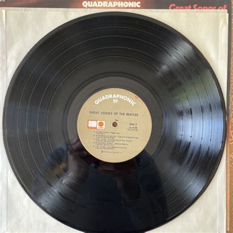 Quadraphonic Lp Sq Various Great Songs Of The Beatles