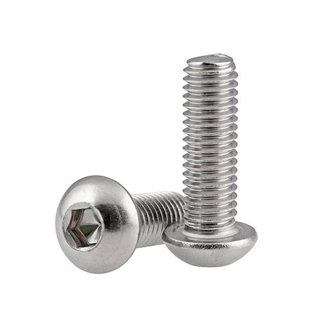 Perno Button Acero Inoxidable 304 A2