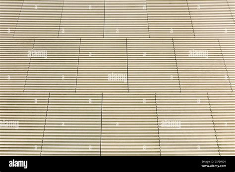 Corrugated Stone Wall Texture Background With Horizontal Striped Ridge