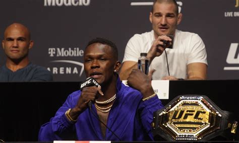 Ufc Middleweight Champ Israel Adesanya Sheds Light On Sean Stricklands
