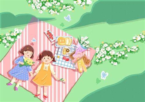 봄 소풍 이미지 사진 및 Png 일러스트 무료 다운로드 Lovepik