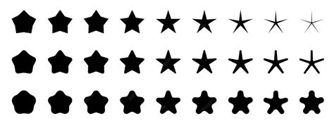 Premium Vector Stars Twinkling Stars Sparkles Shining Burst Five Corner Shape Icon Vector Set
