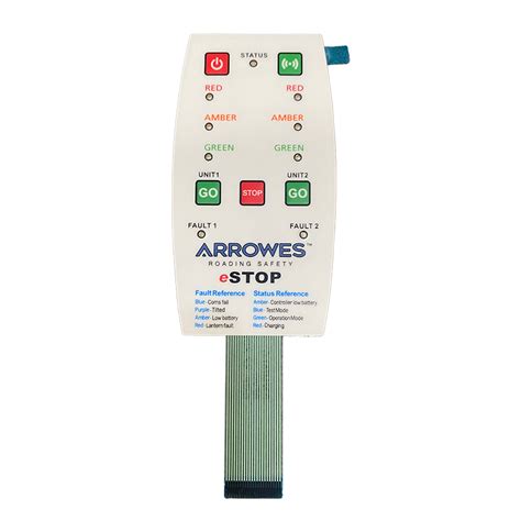 Estop Part Hrc M Membrane Keypad With Ribbon Cable