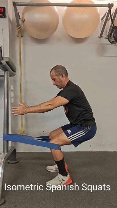 Isometric Spanish Squats Youtube