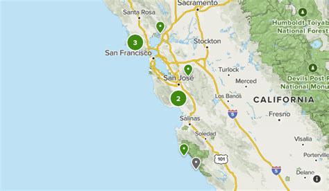 Multi Day Bay Area Through Hike List Alltrails