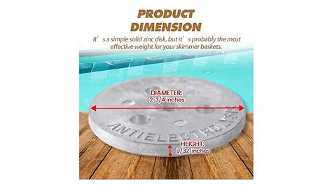Tongass Zinc Anode Weight Anti Electrolysis Sacrificial Anode Galvanic Anode For Passive