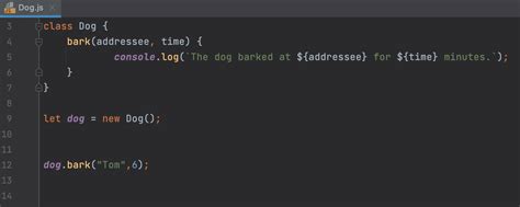 Viewing Method Parameter Information Webstorm