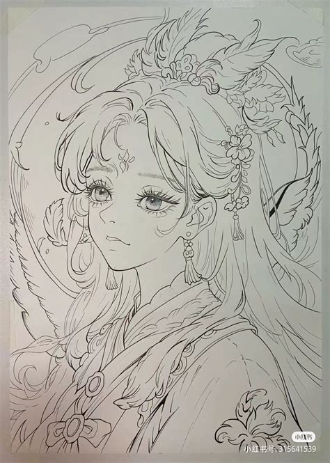 白描 高清图片，堆糖，美图壁纸兴趣社区