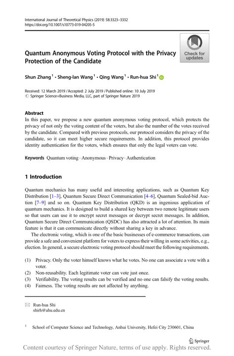 Quantum Anonymous Voting Protocol With The Privacy Protection Of The