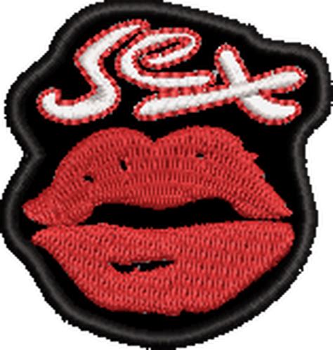 Comprar Patch Bordado Beijo Sex 5x5 Cm Cód5543 A Partir De R993