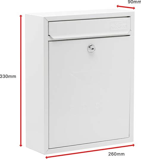 Boîte Aux Lettres Blanche Compacte Sterling Mb05 Letterbox Bol