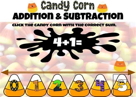 Candy Corn Addition And Subtraction By Kk37 Tpt