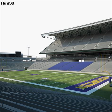 Estadio Husky Modelo 3d Descargar Estadio Deportivo On