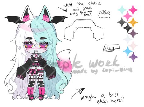 Chibi Reference Sheet By Lofihime On Deviantart