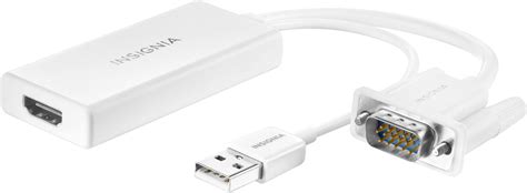 Customer Reviews Insignia™ Vga To Hdmi Adapter White Ns Pcavhv2 Best Buy