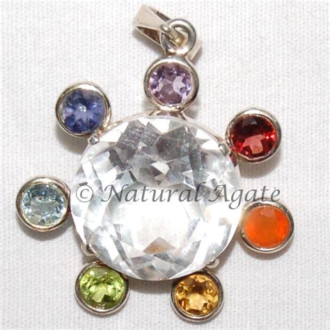 Crystals Chakra Pendants Chakra Silver Pendants