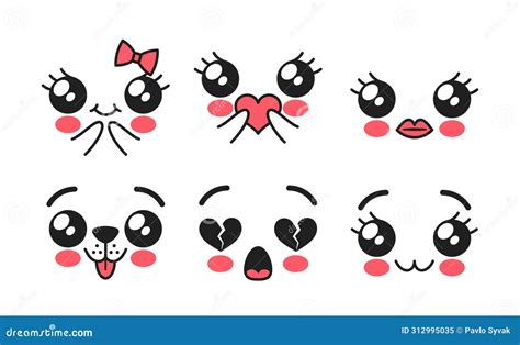 Blushing Facial Expressions Blushing Green Background Royalty Free