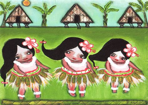 Guam Drawings Guam Art Chamorro Hawaiian Dance