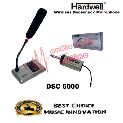 Jual Mic Wireless Podium Hardwell Dsc 6000 Microphone Meja Shopee