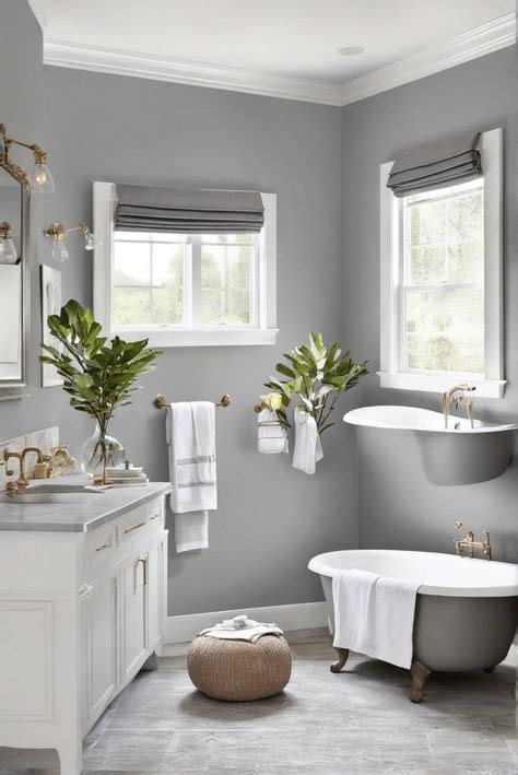 Bathroom Gray Paint Colors