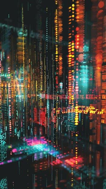 Engaging Computer Code Pattern Abstract Concept Premium Ai Generated