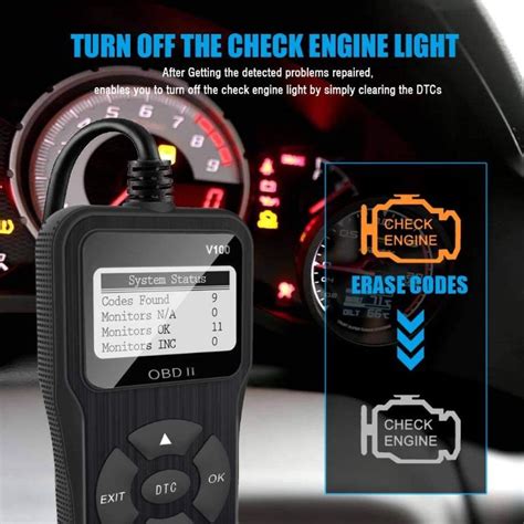 BNIB CAN V OBD II Code Reader Auto Scanner Handheld Multi Functional Durable Portable