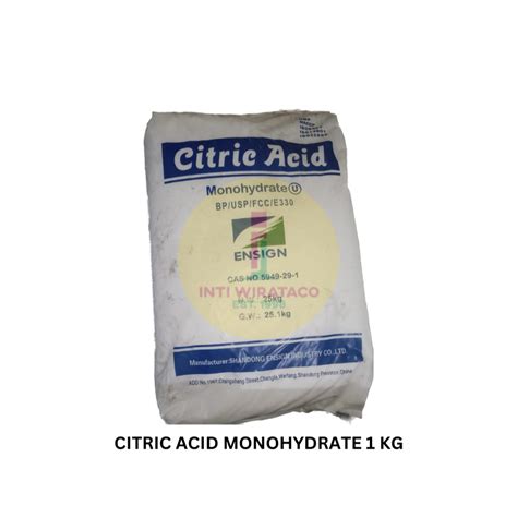 Jual Citric Acid Monohydrate Citrum Asam Sitrat Shopee Indonesia