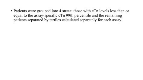 Cardiac Troponin Elevation In Patients Without A Specific Diagnosis Pptx Heart And