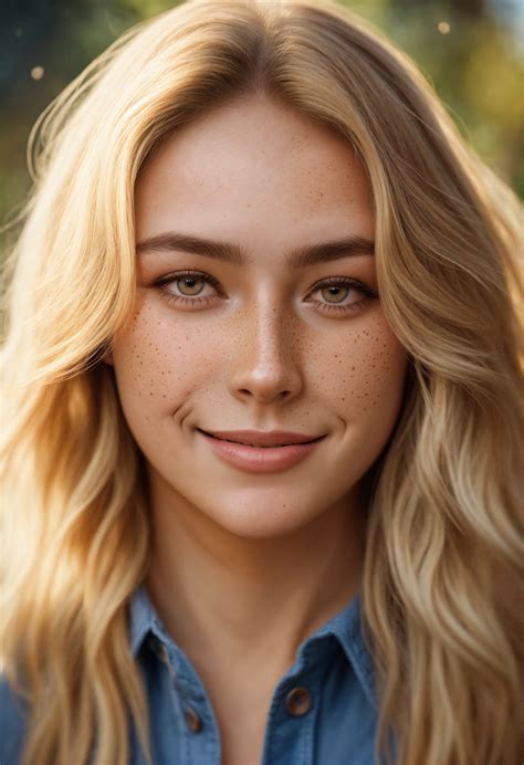 Lexica A Realistic Face Portrait Of An 18 Years Old Woman With Brown