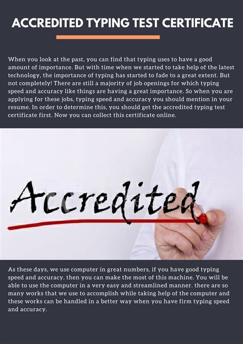 Ppt Accredited Typing Test Certificate Can Ensure A Good Employment For You Powerpoint
