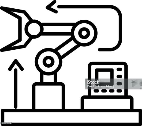 Industry 40 And Ai Robotics Concept Intelligent Lifting Arm Hoist