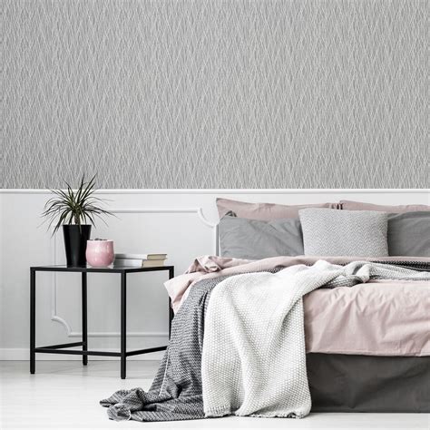 Silver Bedroom Wallpaper