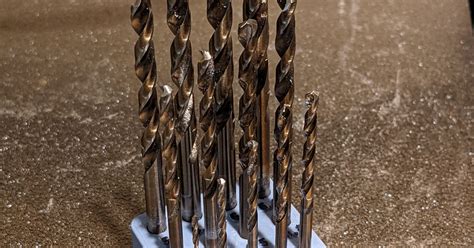 Gridfinity Drill Bit Holder Metric By Exitaph Download Free Stl Model