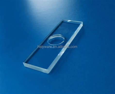 Glass 5mm Thick Cylindric Well Depression Slide Concave Microscope