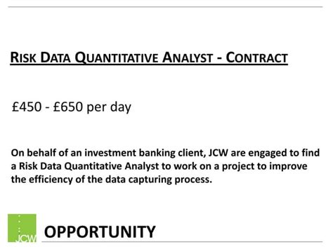 Risk Data Quantitative Analyst Pptx